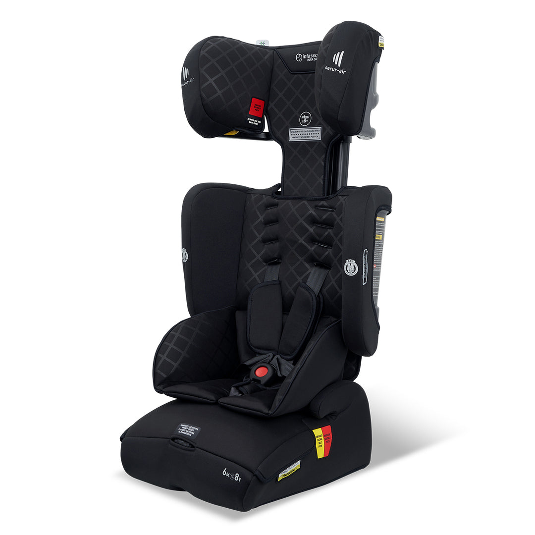 InfaSecure Liberty Onyx Convertible Booster Seat (6m-8y) | Infa Group