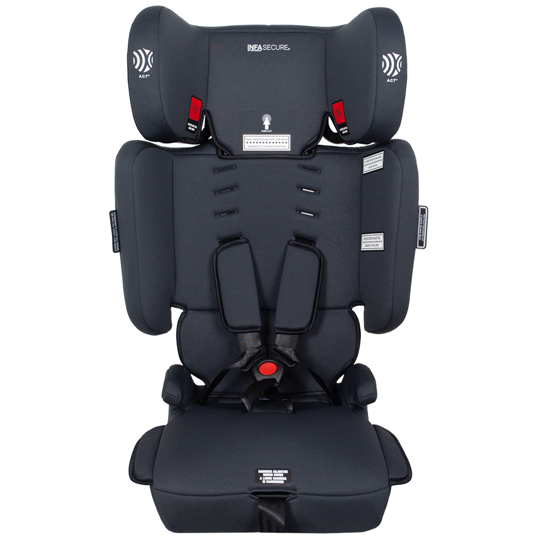InfaSecure Cadet Grey Convertible Booster Seat (6m-8y) | Infa Group