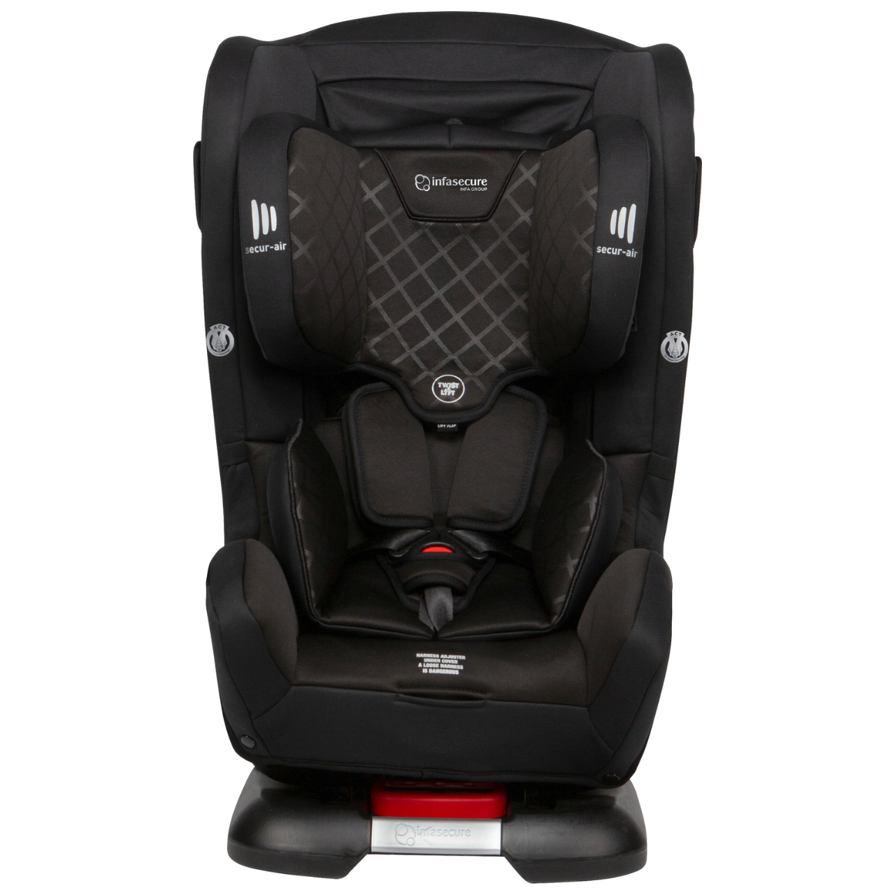InfaSecure Grandeur Onyx Convertible Car Seat (0-8) | Infa Group