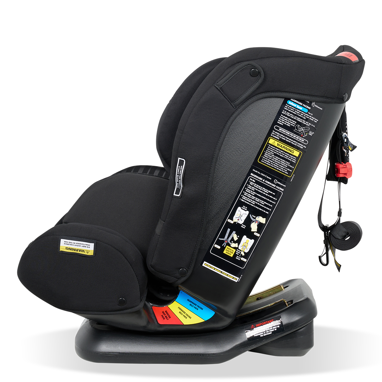 InfaSecure Luxi II Caprice Stripe Convertible Car Seat (0-8) | Infa Group